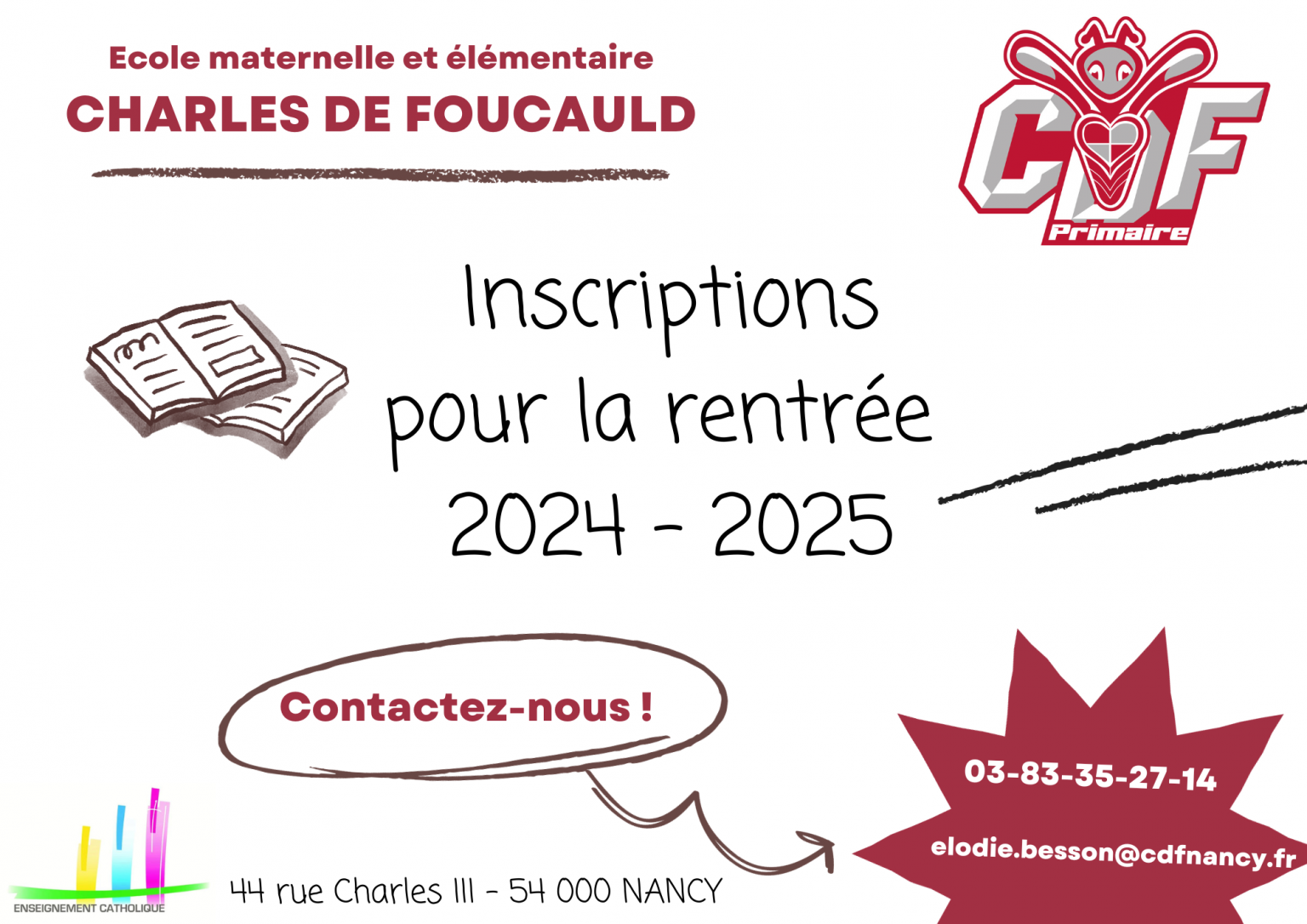 L'école - Ensemble scolaire Charles de Foucauld